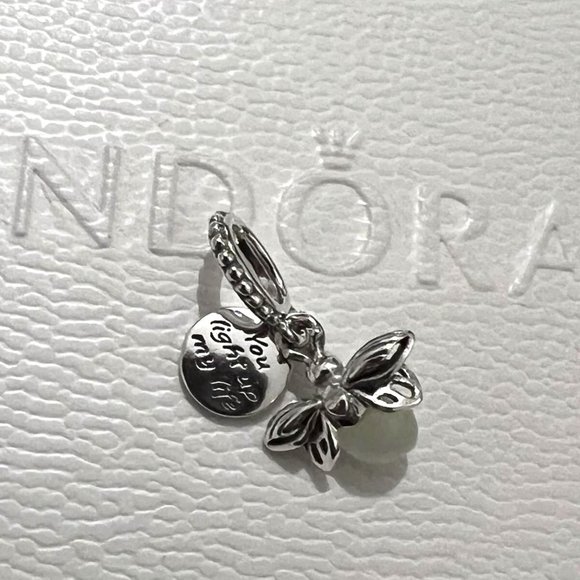 Pandora | Jewelry | Pandora Glowinthedark Firefly Dangle Charm | Poshmark